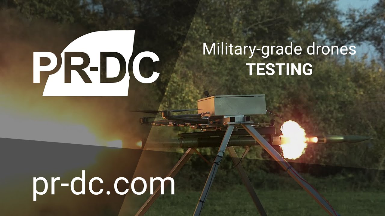 Military-grade drones - Testing - YouTube