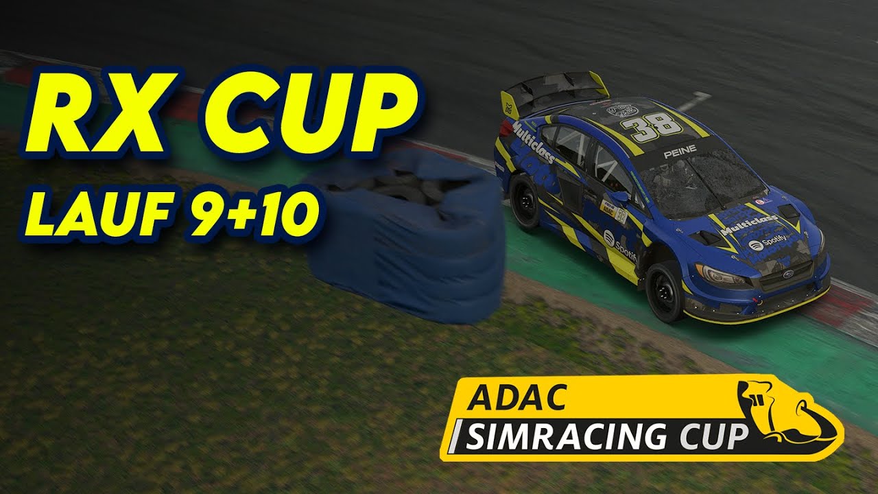 ADAC SimRacing Rallycross Cup Lauf 9+10 - YouTube