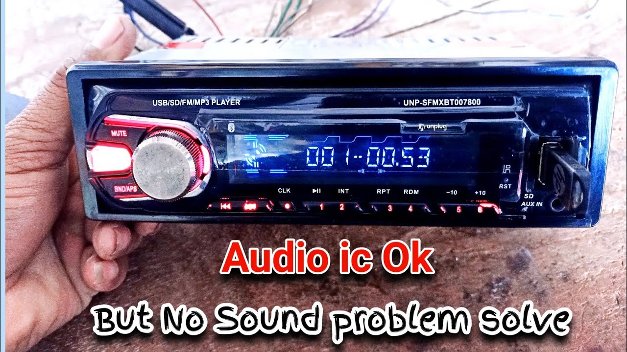car stereo repair no sound car amplifier repair amplifier repair - YouTube
