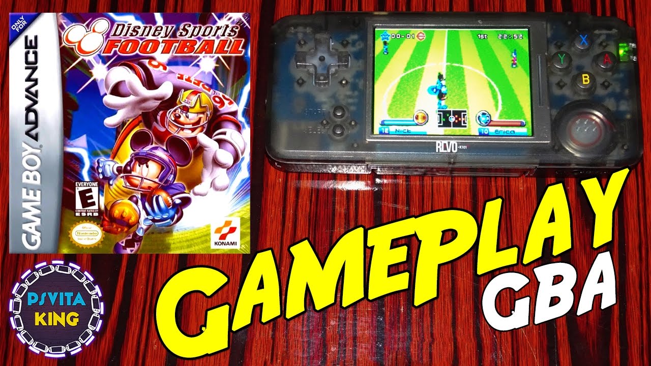 Disney Sports Football GBA/Revo K101+/GameBoy Advance GamePlay [4K ...