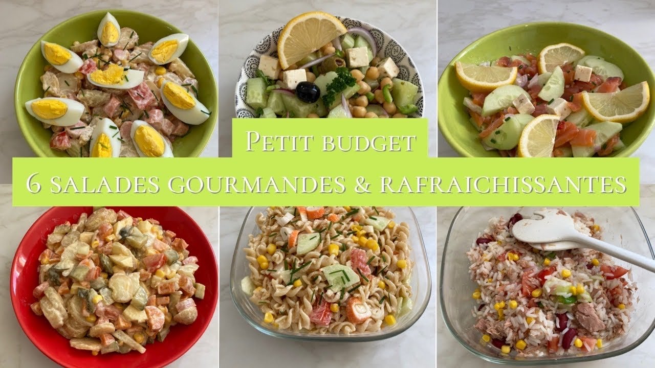 6 salades composées gourmandes & rafraîchissantes | Recettes ...