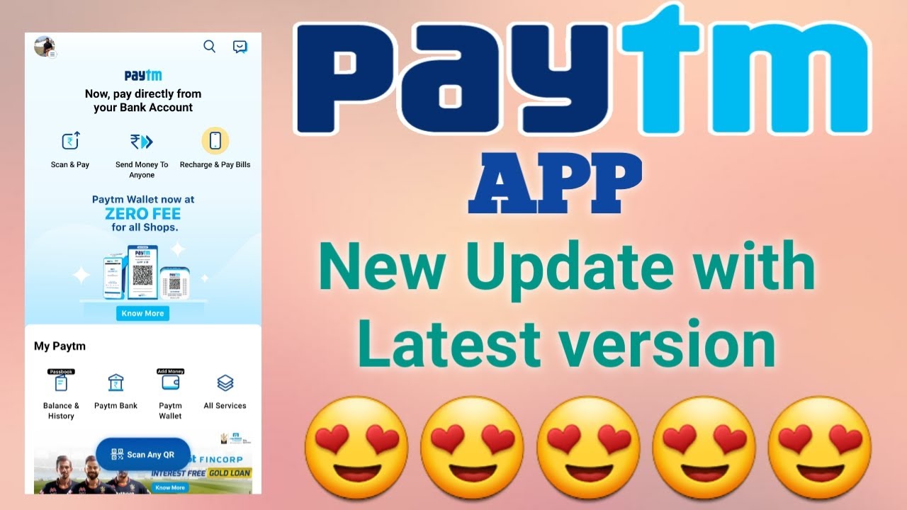 Paytm New Interface end of the year 2020 || latest look for paytm App ...