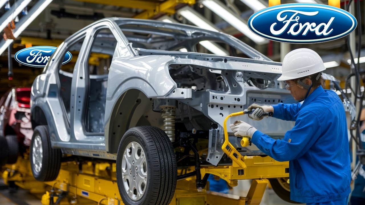 Inside Ford MASSIVE Factory Producing Thousand Of Trucks Per Day | Ford ...