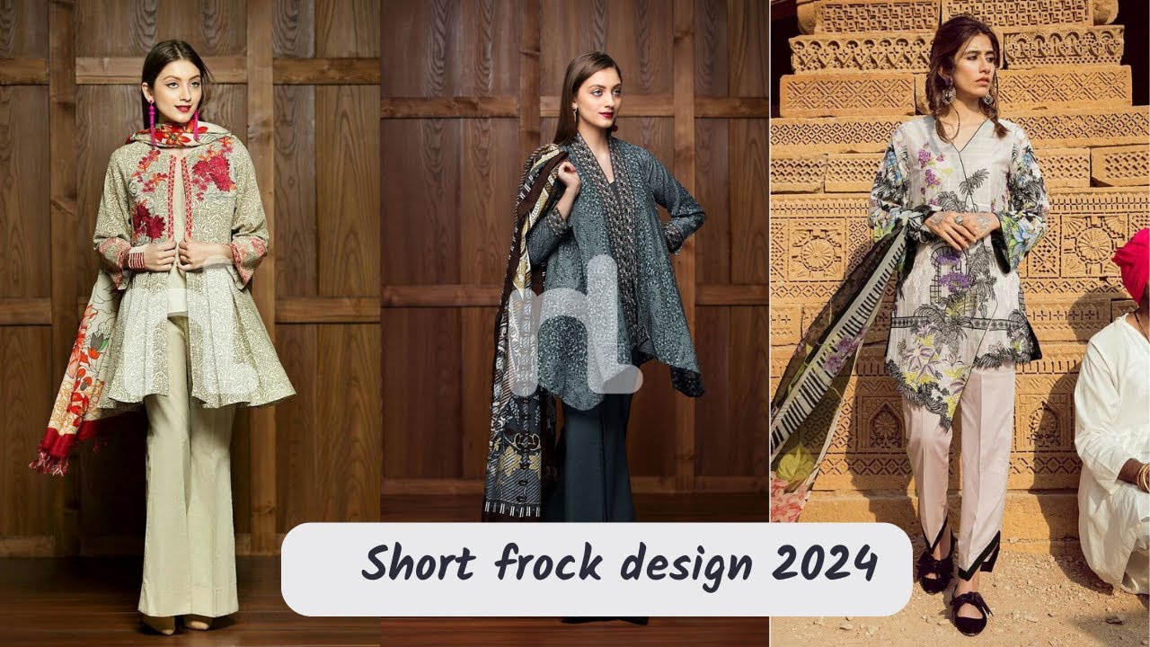 Stylish short Frock design 2024| new frock design| - YouTube