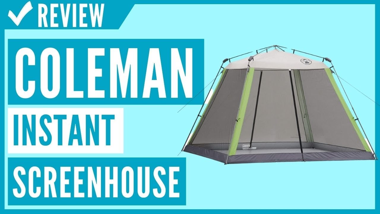 Coleman Instant Screenhouse Review - YouTube