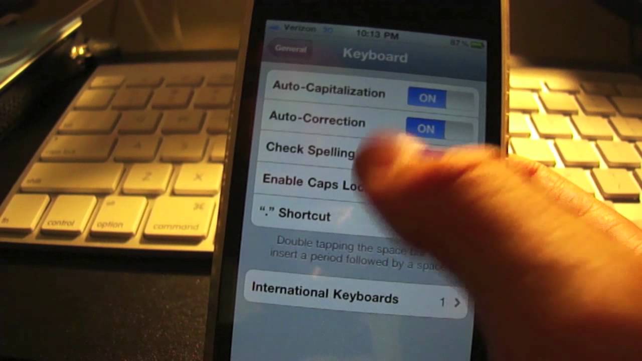 cool iphone 4 settings - YouTube