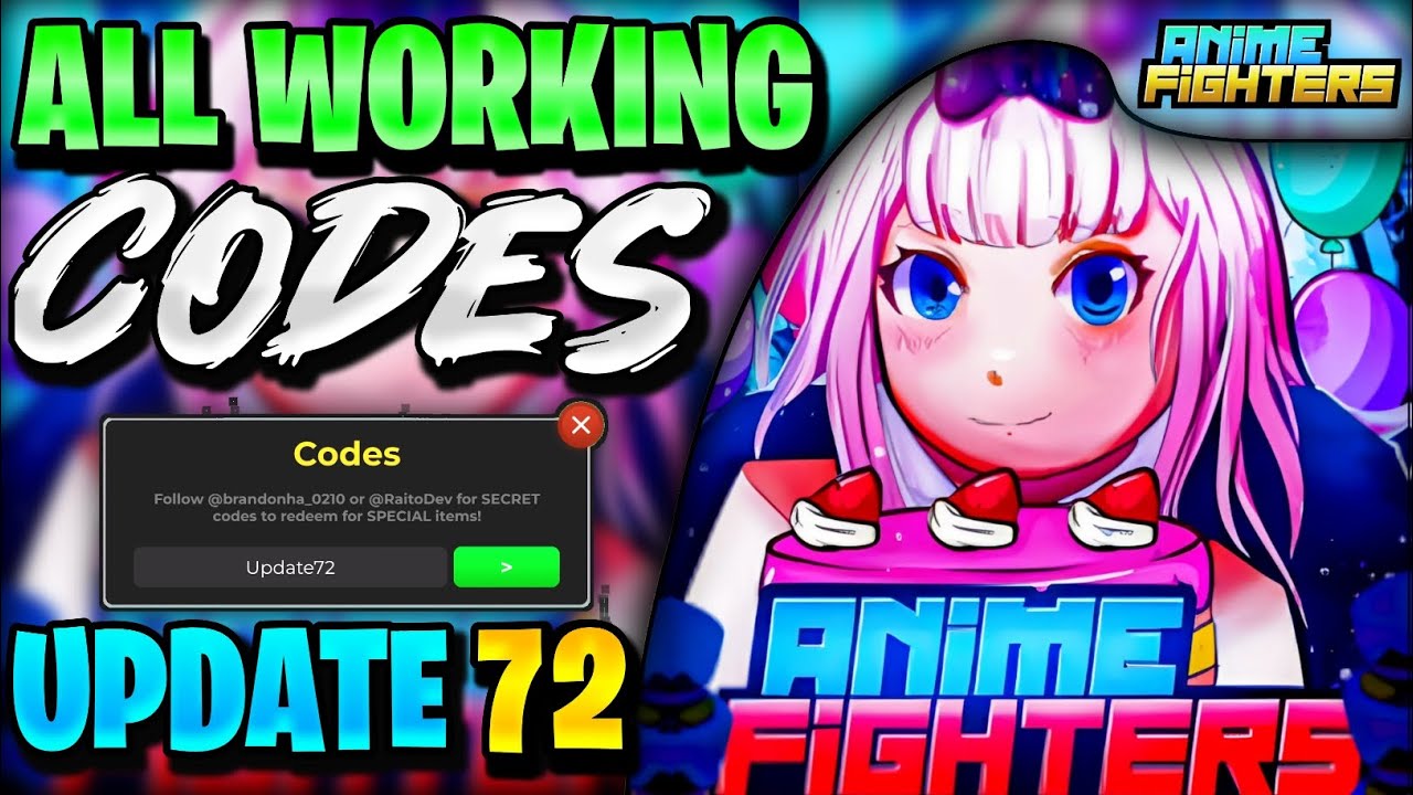 💥*NEW* All Working UPDATE 72 CODES For AFS | Roblox Anime Fighters ...