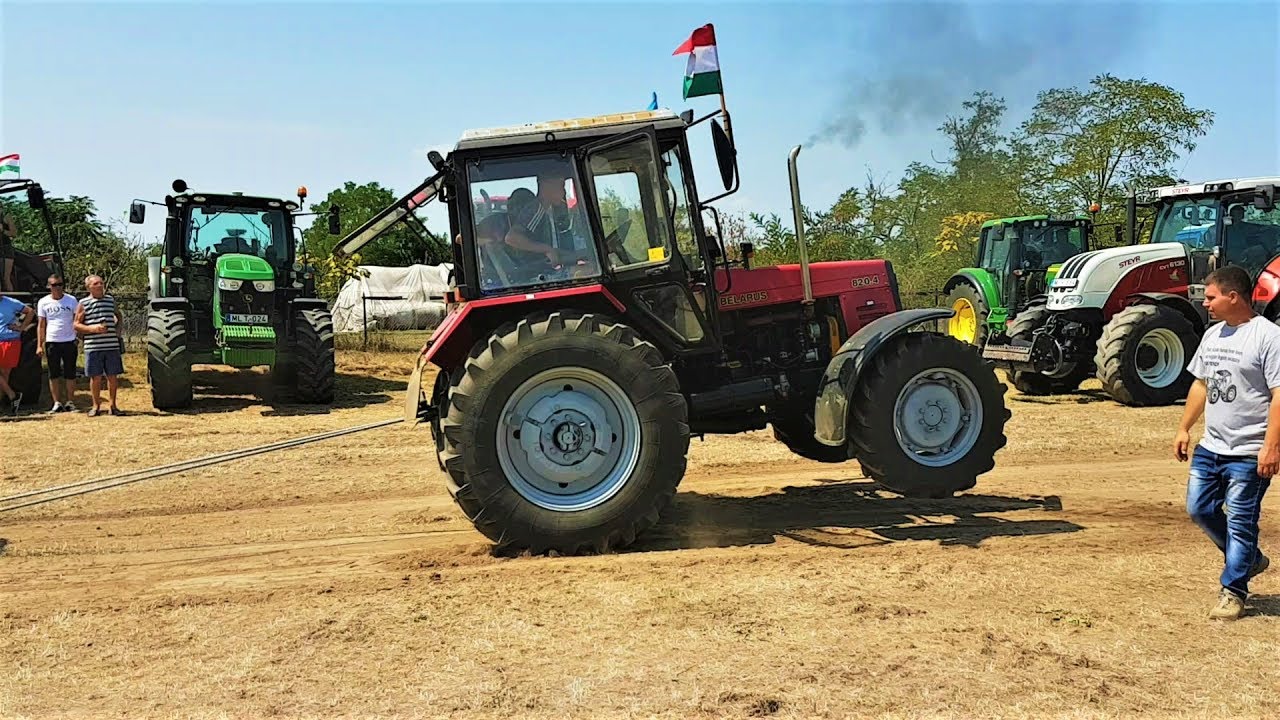 Belarus Mtz 820.4 tractor pulling 2017 - YouTube