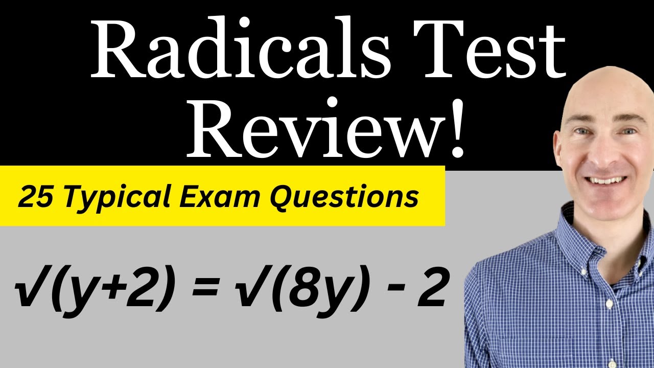 Radicals Test Coming Up? Watch This First (Full Walkthrough) - YouTube