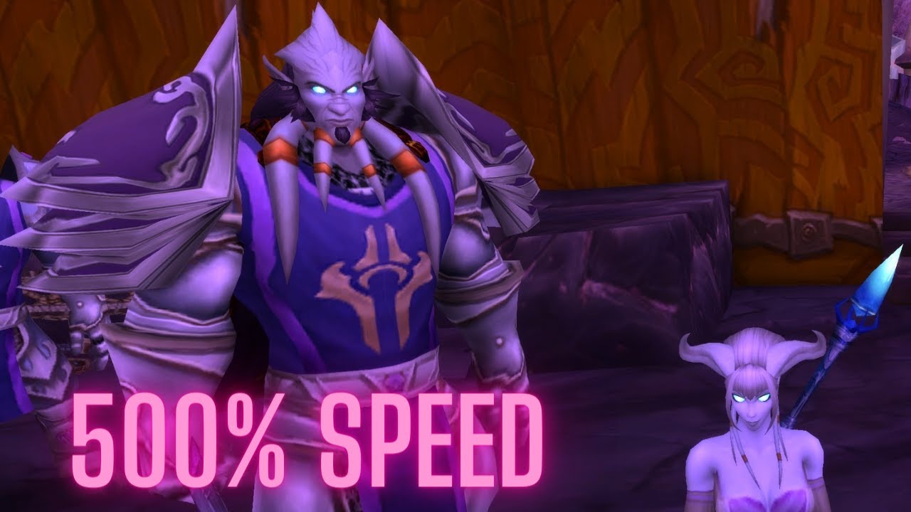 World of Warcraft TBC 500% Speed Aldor Rep Run footage gameplay royalty ...