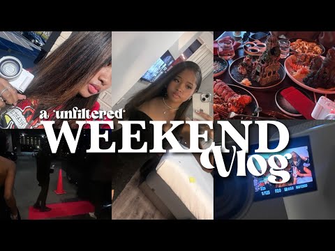 unfiltered weekend in my life 02 : hair apt, mom's 40th, bday sleepover, new dog duties, & more