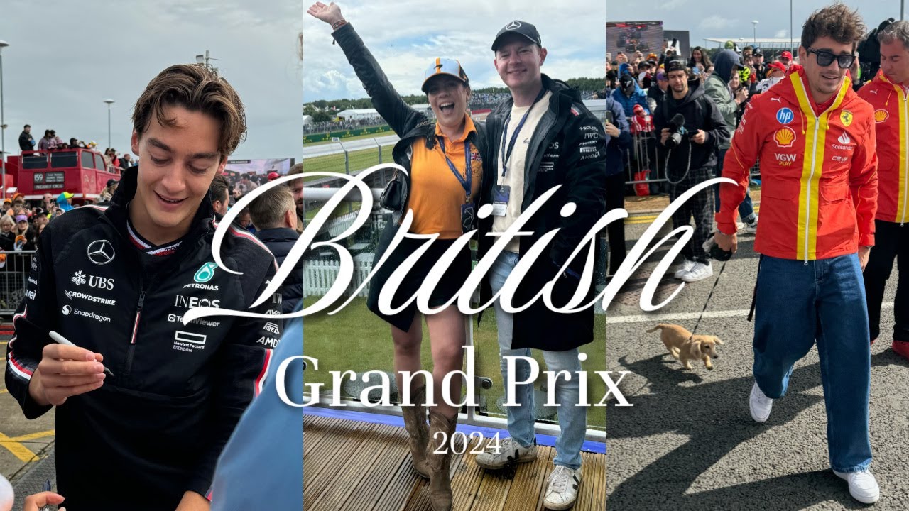 BRITISH GRAND PRIX Formula 1 vlog: meeting drivers, race day 🏎️ - YouTube