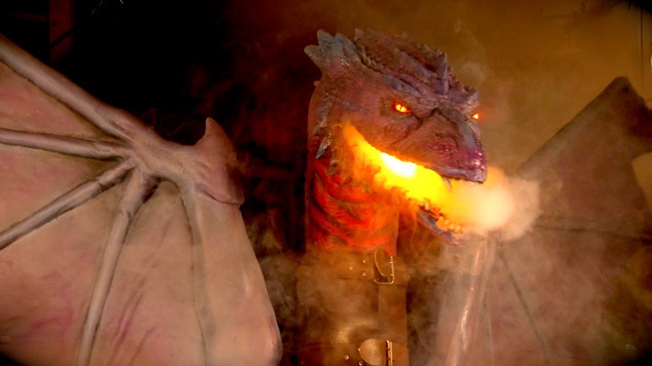 Animatronic Dragon animated Prop | Distortions Unlimited - YouTube