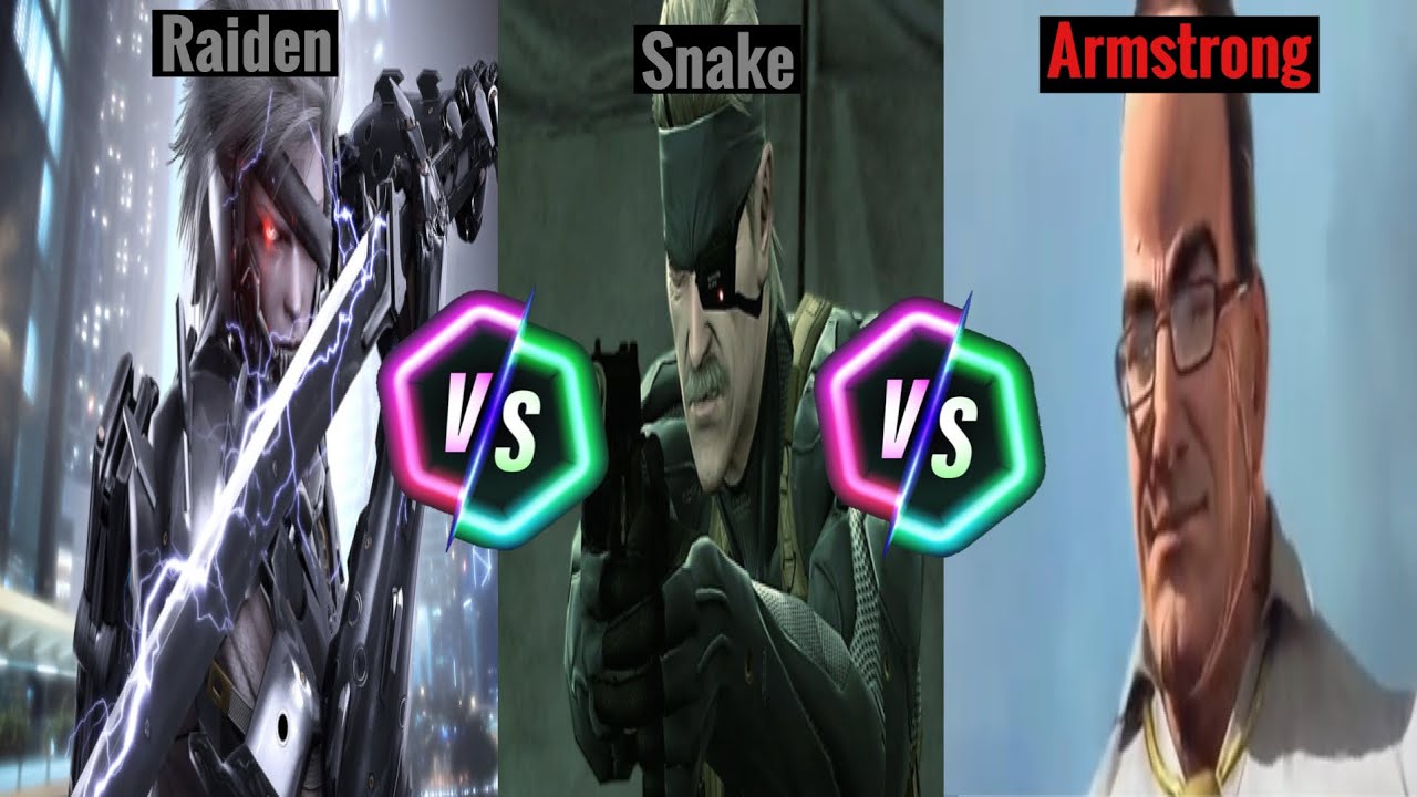 Super Smash Bros: Ultimate - Raiden Vs Snake Vs Armstrong! - YouTube