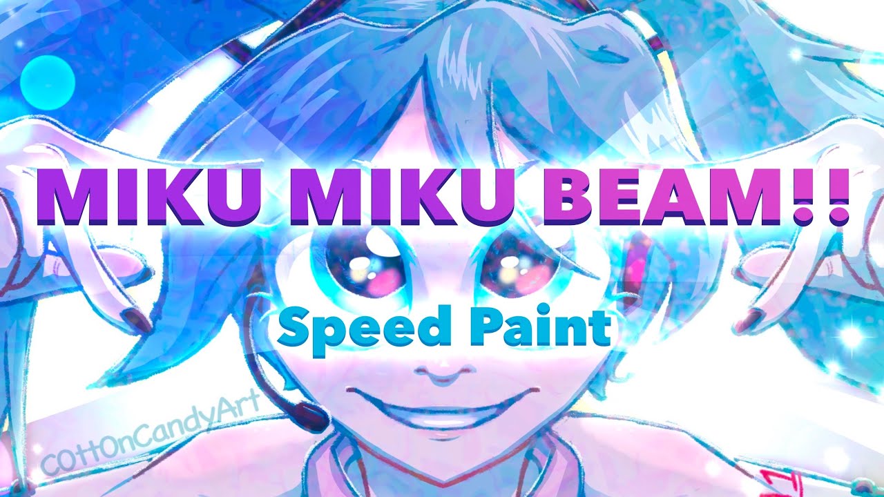[speed draw] Miku Miku BEAM! - YouTube