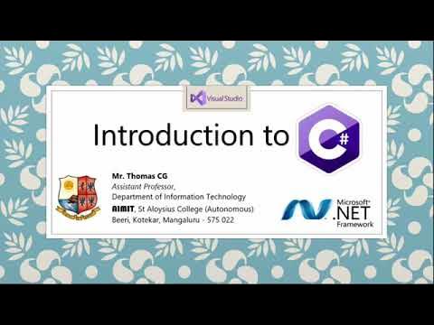Command Line Arguments & Data Types in C# - YouTube