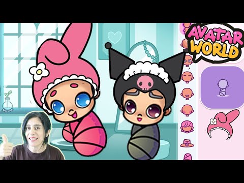 Avatar World Yeni Bebekler My Melodi ve Kuromi 💗💜👩‍🍼 Esra Games