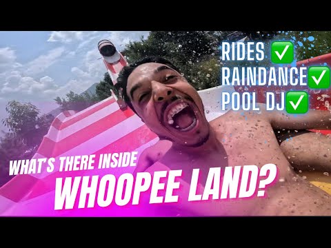 WHOOPEE LAND OVERRATED??| RIDES| WATER SLIDES| BHOOT GHAR| RAINDANCE ...