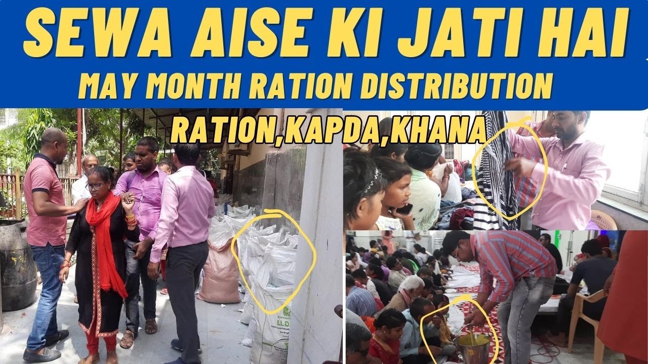May Month Ration Distribution To More Than 200 Blind Families | Sai ...
