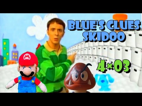 Blue's Clues: 4×03 Skidoo Diorama + Third Clue Featuring Mario and ...