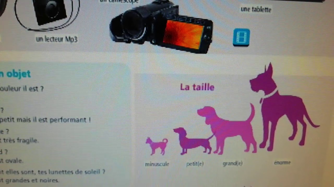 Décrire un objet - YouTube