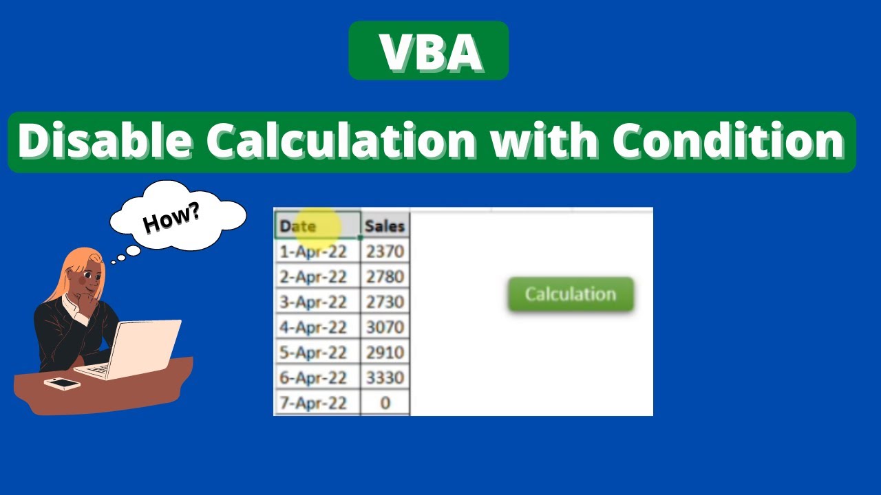 VBA Code To Disable Calculation In One Sheet When Running A Macro In VBA Code To Disable Calculation In One Sheet When Running A Macro In