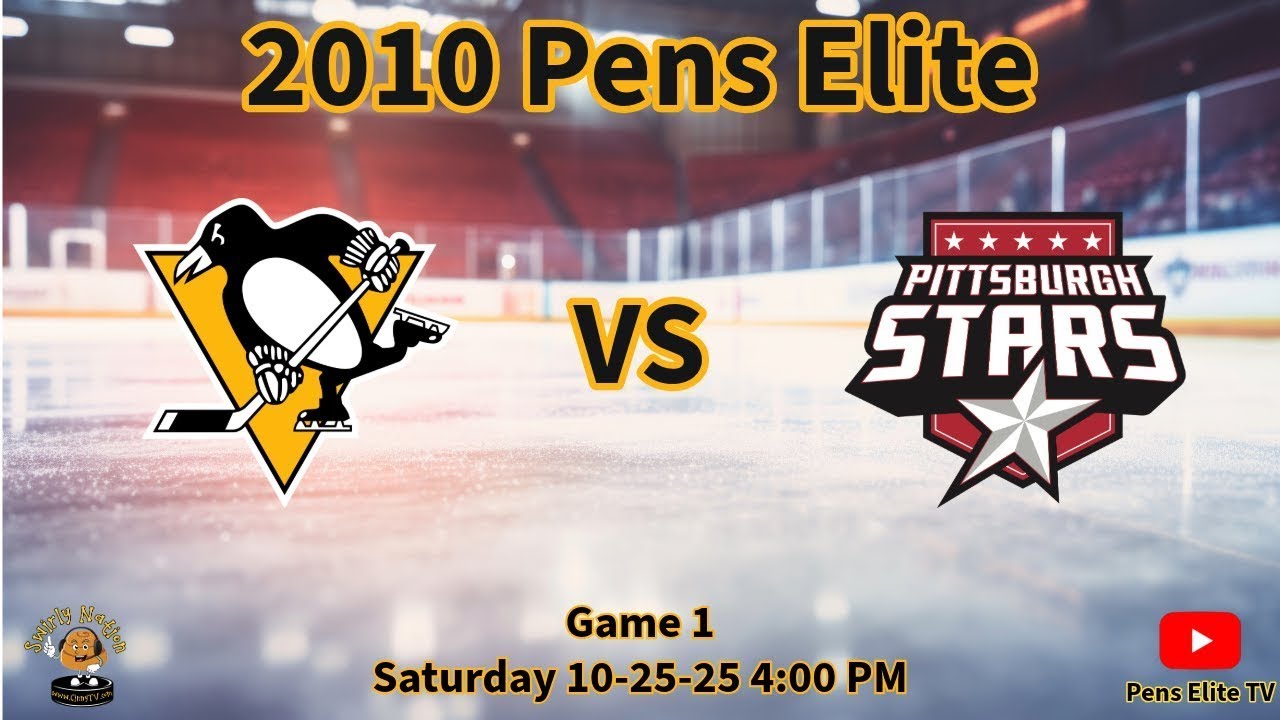 2010 Pens Elite vs. Pittsburgh Stars GM 1 - YouTube