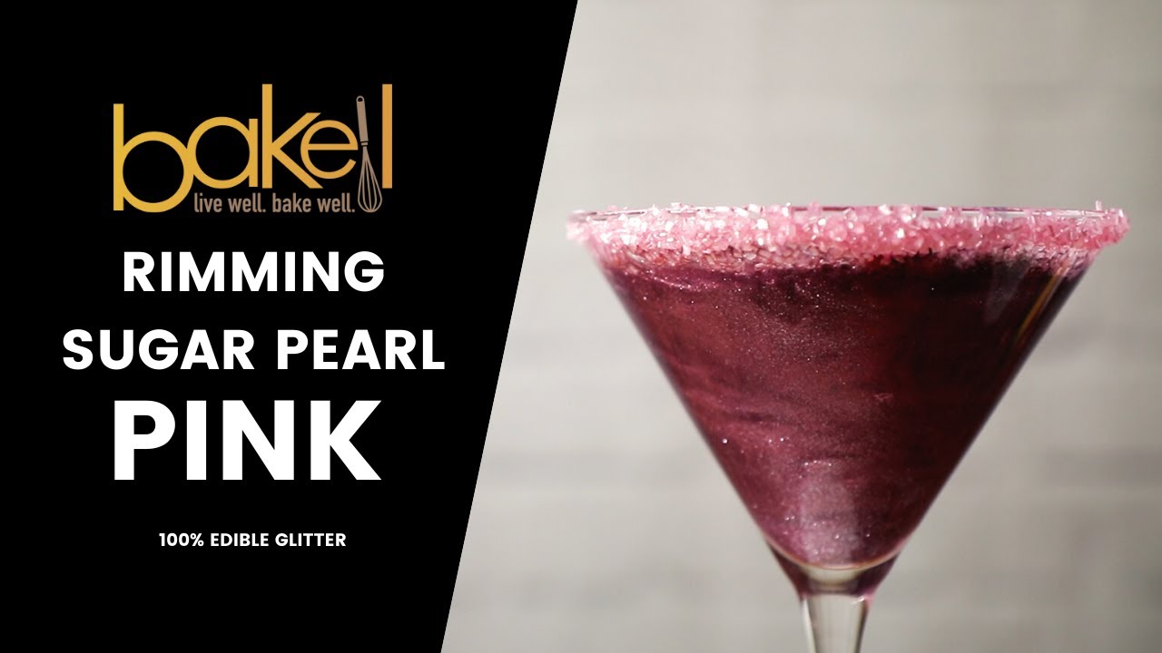 Cocktail Sugar Rim - Pink Pearl Cocktail Rimming Sugar Sand | Bakell ...