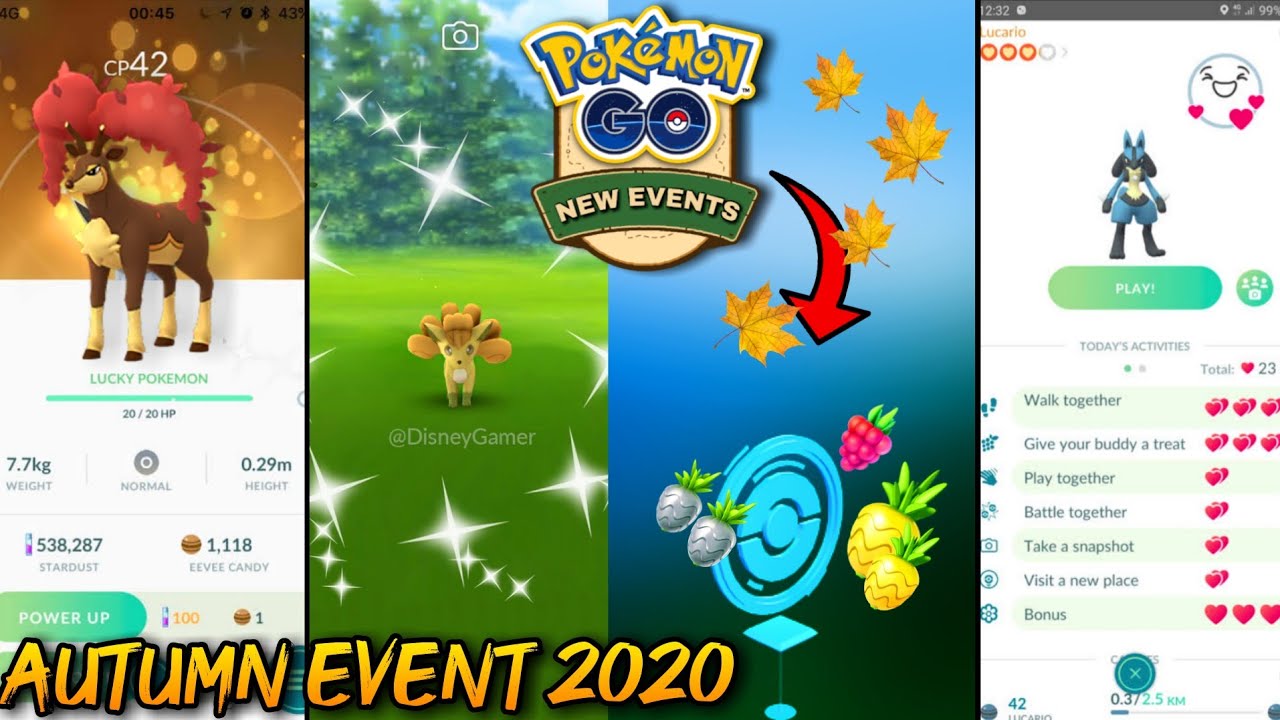 New autumn event in pokemon go 2020 | New gen 5 pokemons in pokemon go ...