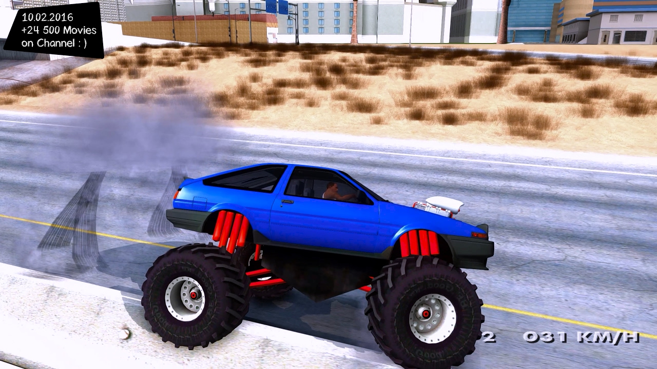 Toyota Corolla GT S Monster Truck - GTA San Andreas 1440p / 2,7K 60FPS ...