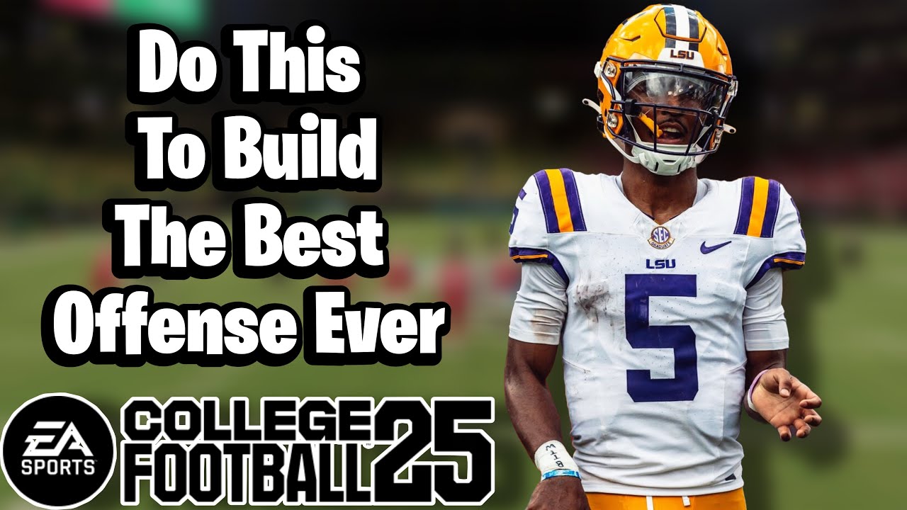 Do This to Build the Best Offense Ever in College Football 25 - YouTube