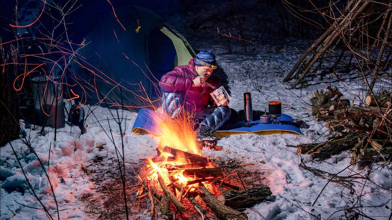 Winter Bushcraft Trip - YouTube