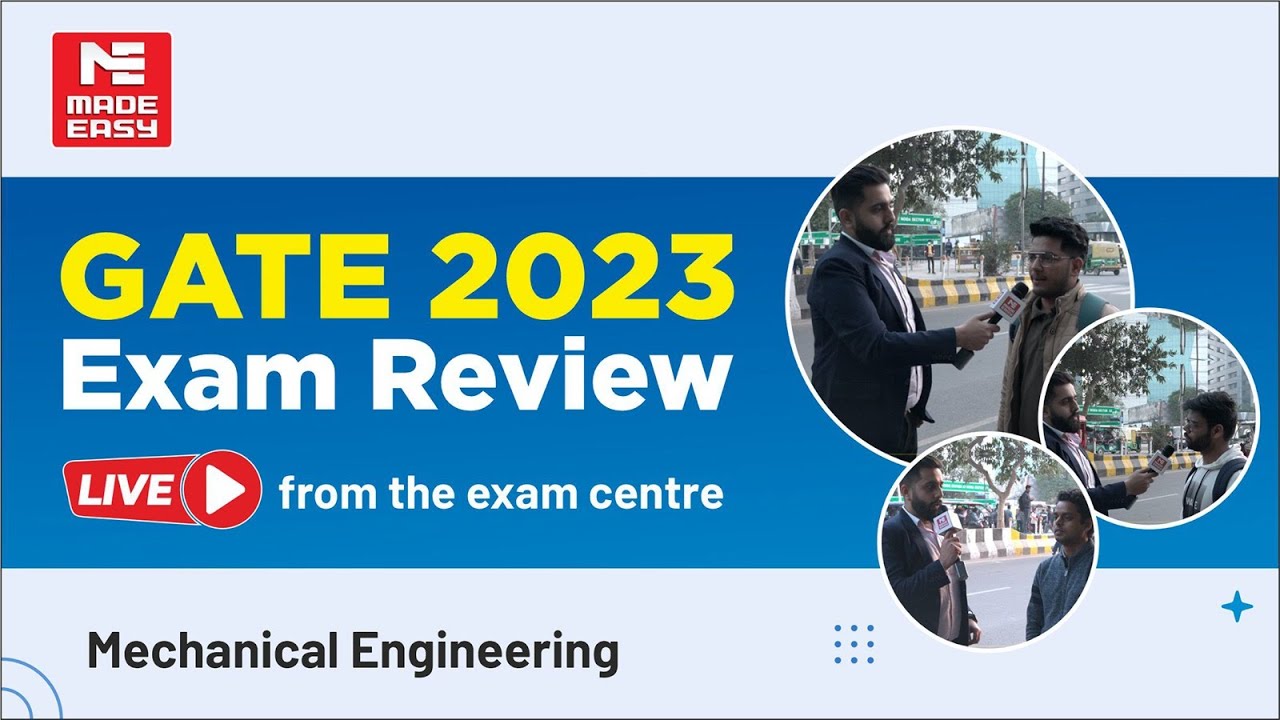 GATE 2023 Exam Review | Students Reaction LIVE from Exam Centers ...