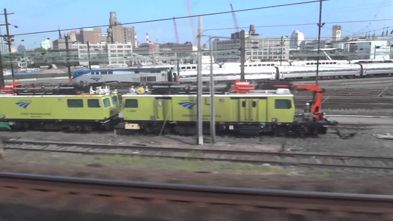LIRR C3 (Diesel Train) Ride into Penn Station Tunnel, NYC - YouTube