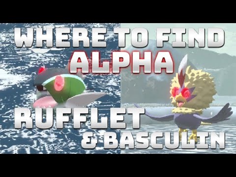 How to get ALPHA HISUIAN RUFFLET/BRAVIARY & ALPHA BASCULIN/BASCULEGION ...