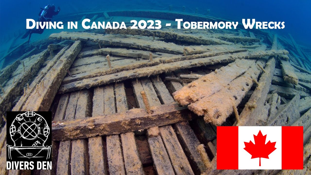 Diving in Canada 2023 - Tobermory Wrecks - YouTube