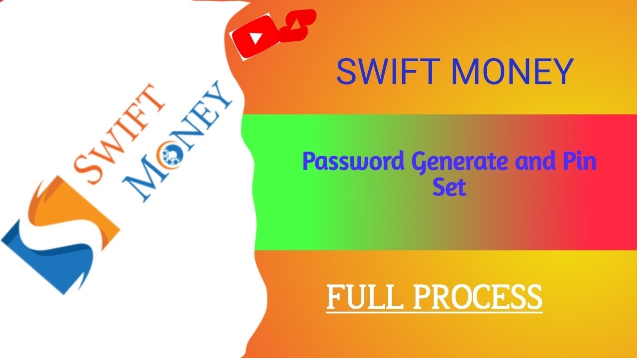 Swift Money Pasword Change and Pin Set....#viralvideo #youtube # ...
