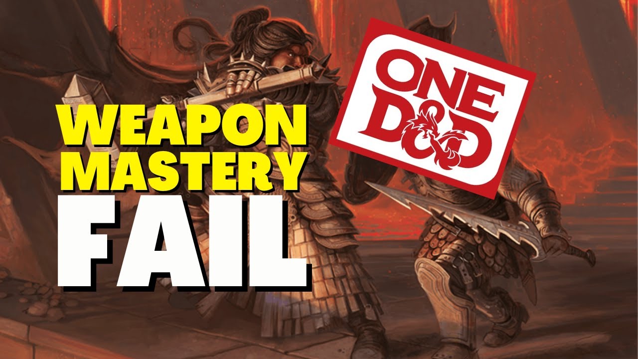 One D&D Weapon Masteries are a BIG miss (but was so close) #dnd #onednd ...