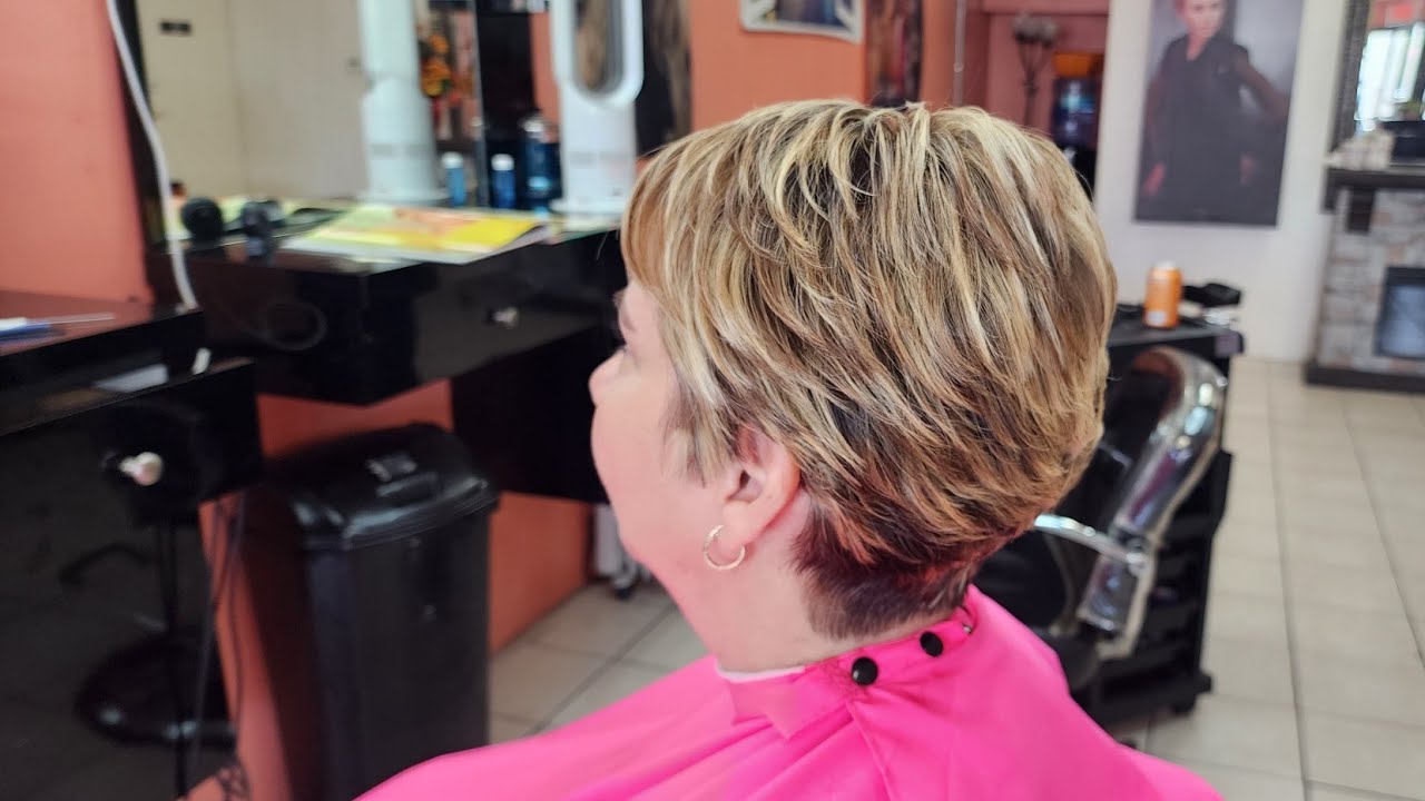 RETOQUE DE MECHAS / HIGHLIGHTS RETOUCH / CORTE DE FLEQUILLO O POLLINA ...