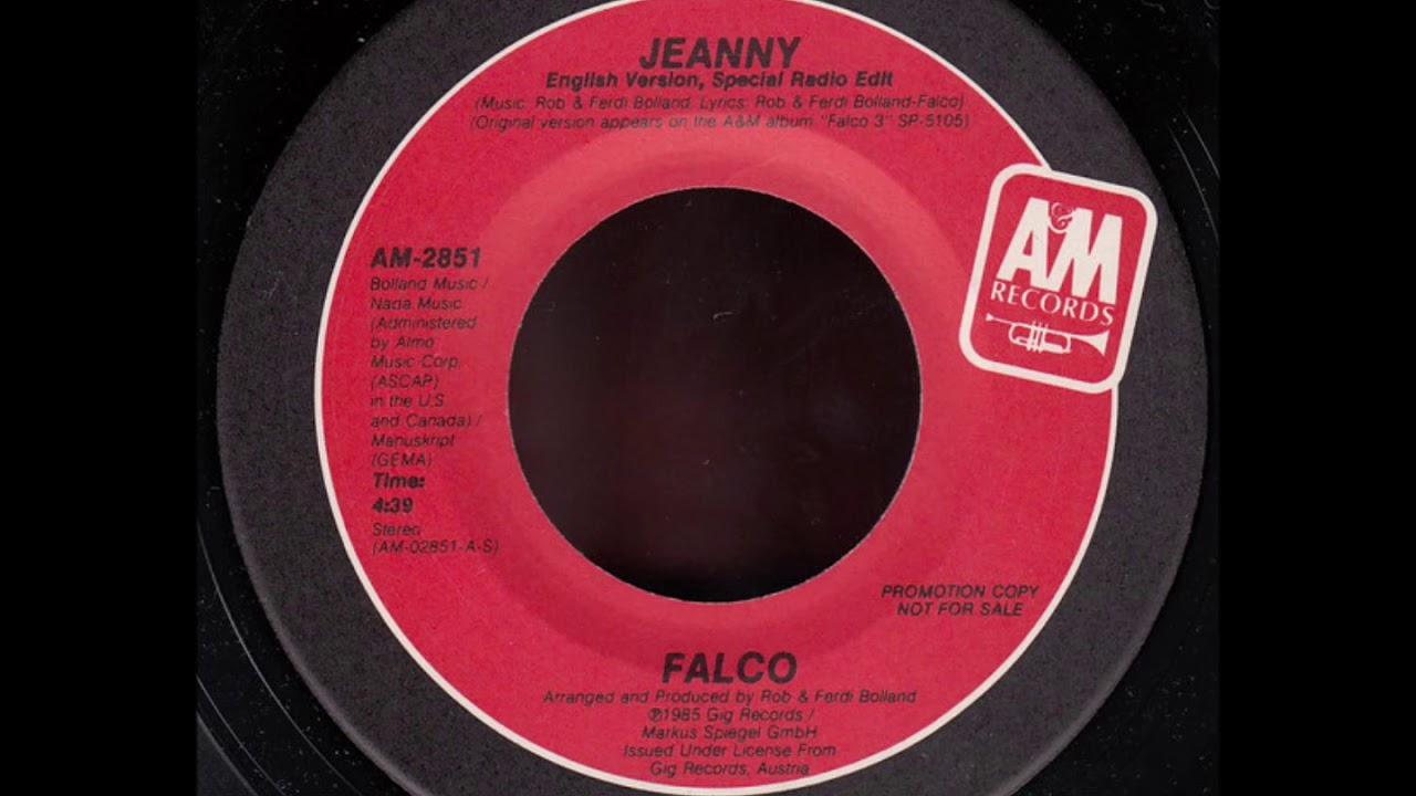 Falco - Jeanny english Version 1986 - YouTube