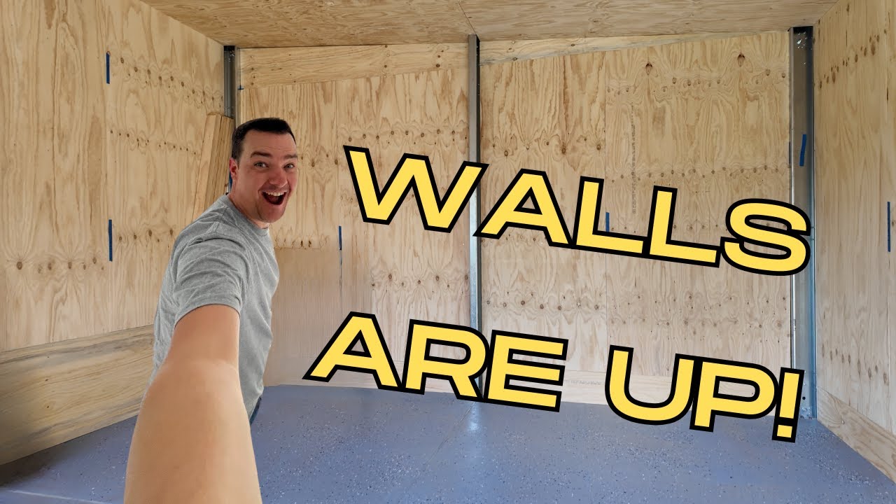 Lining a Shed with Plywood - Workshop Build Series - Part 7 - YouTube