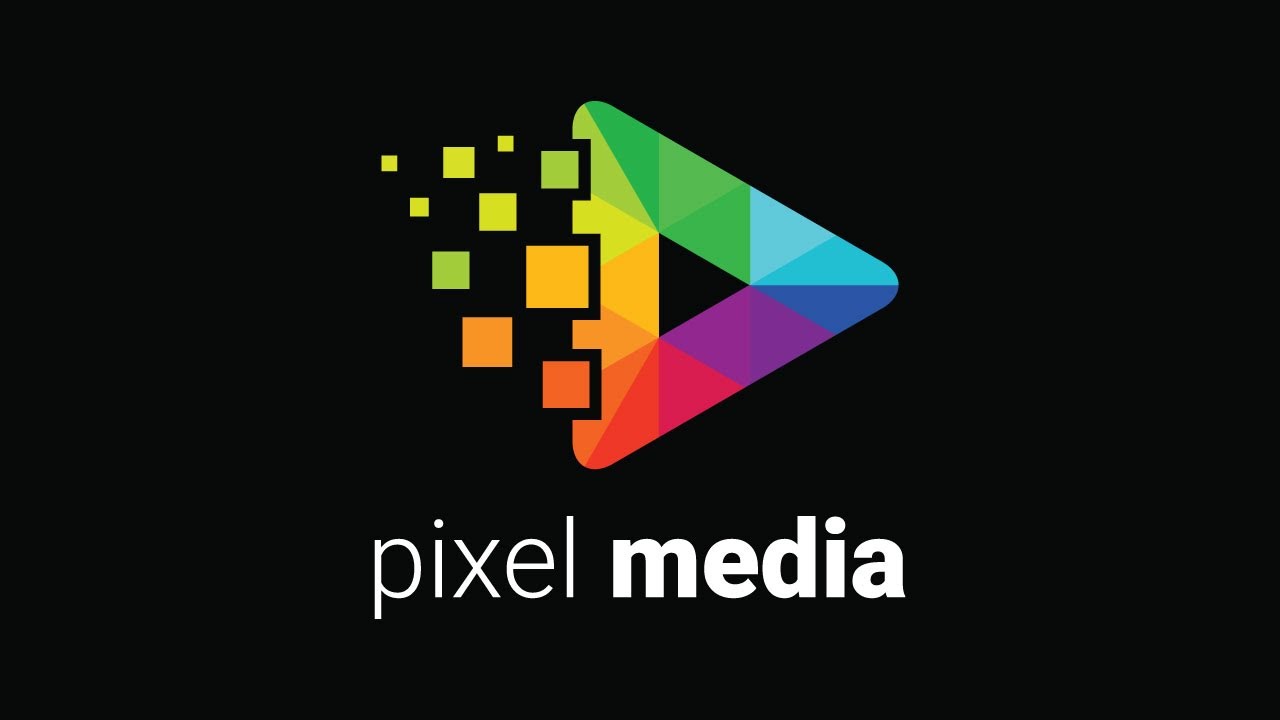 Pixel media logo design (Adobe Illustrator cc) - YouTube