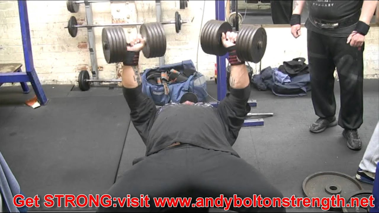 Andy Bolton Bench Training plus Assistance - YouTube