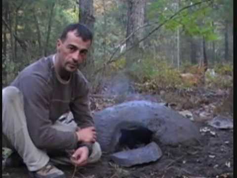 Bushcraft - Making a Primitive Oven - YouTube