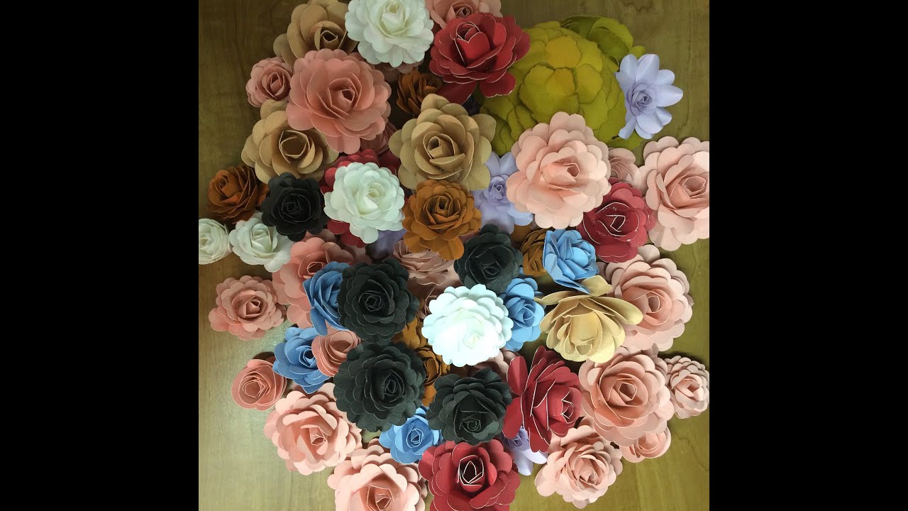 DIY Paper rose tutorial - YouTube