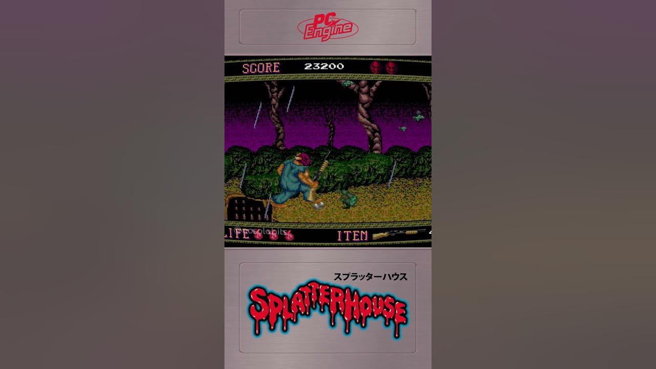 Splatterhouse · PC Engine · Namco, 1990 #retrogaming #retrogames #nostalgia - YouTube
