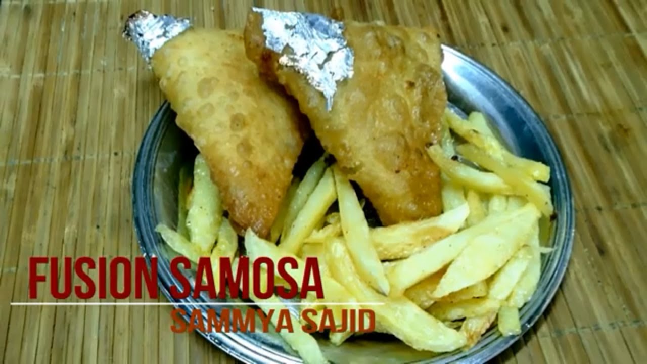 Fusion Samosa Recipe/Chicken and Fries Samosa/Unique Samosa Recipe For ...