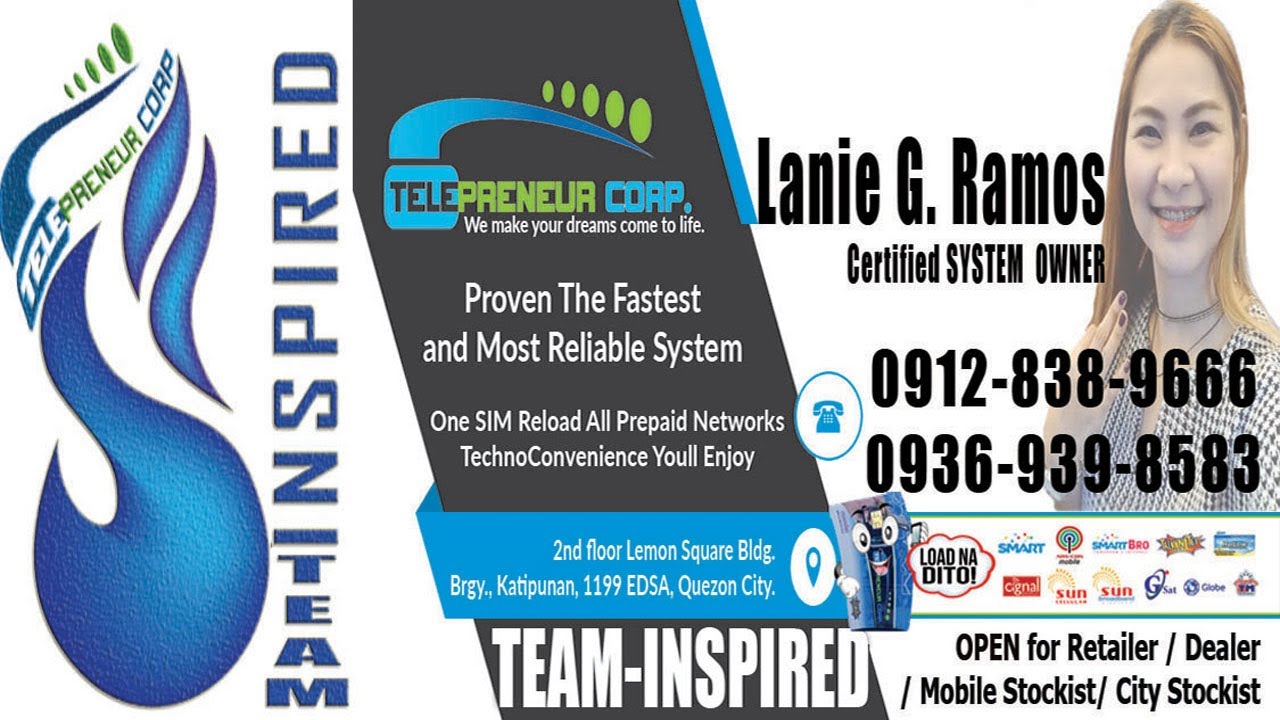TEAM INSPIRED By COACH Lanie G. Ramos. TELEPRENEUR Corp SYSTEM ...