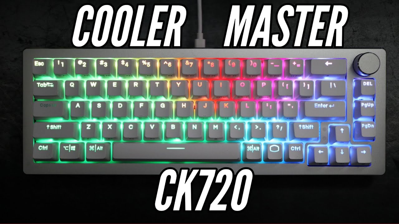 Cooler Master CK720 65% Gaming Keyboard Review - YouTube