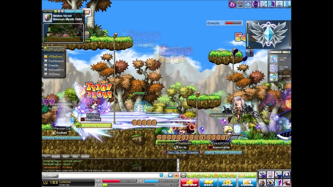 [MapleStory] Mystic Field - Mystic Hilla (Hard) - YouTube